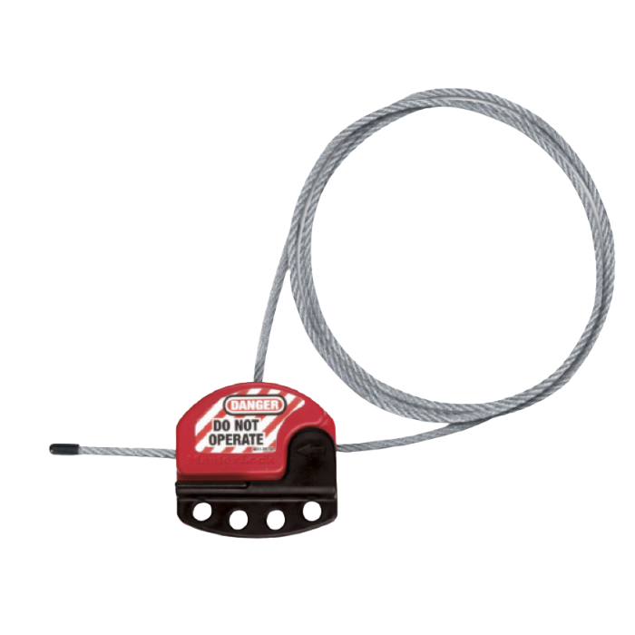 Master Lock S806 Adjustable Cable Lockout Multi-Point LOTO Device ...